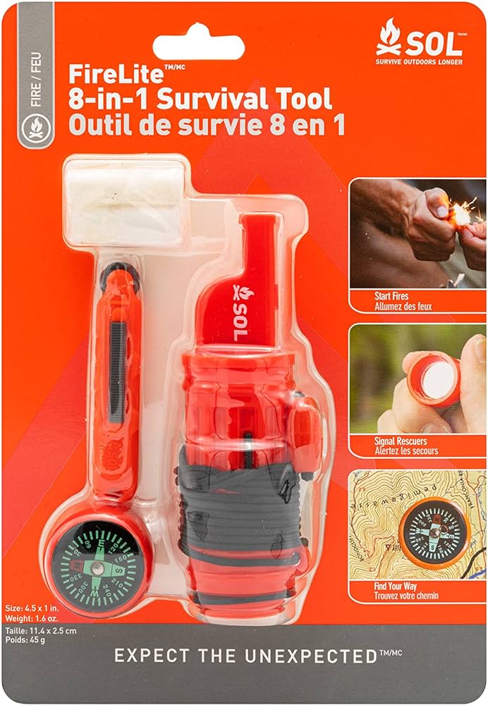 SOL Fire Lite 8-in-1 Survival Tool | Alazame Kuwait