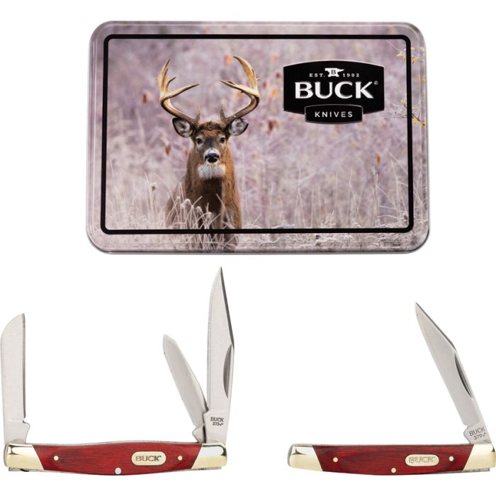 Buck Folder Combo Red Wood | Alazame Kuwait