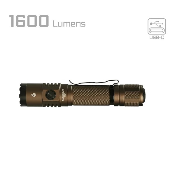 Acebeam T35 Compact Tactical Flashlight - Coyote | Alazame Kuwait